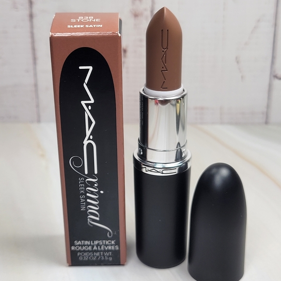 MAC Cosmetics | Makeup | Macximal Sleek Satin Lipstick In Stone Bnib ...